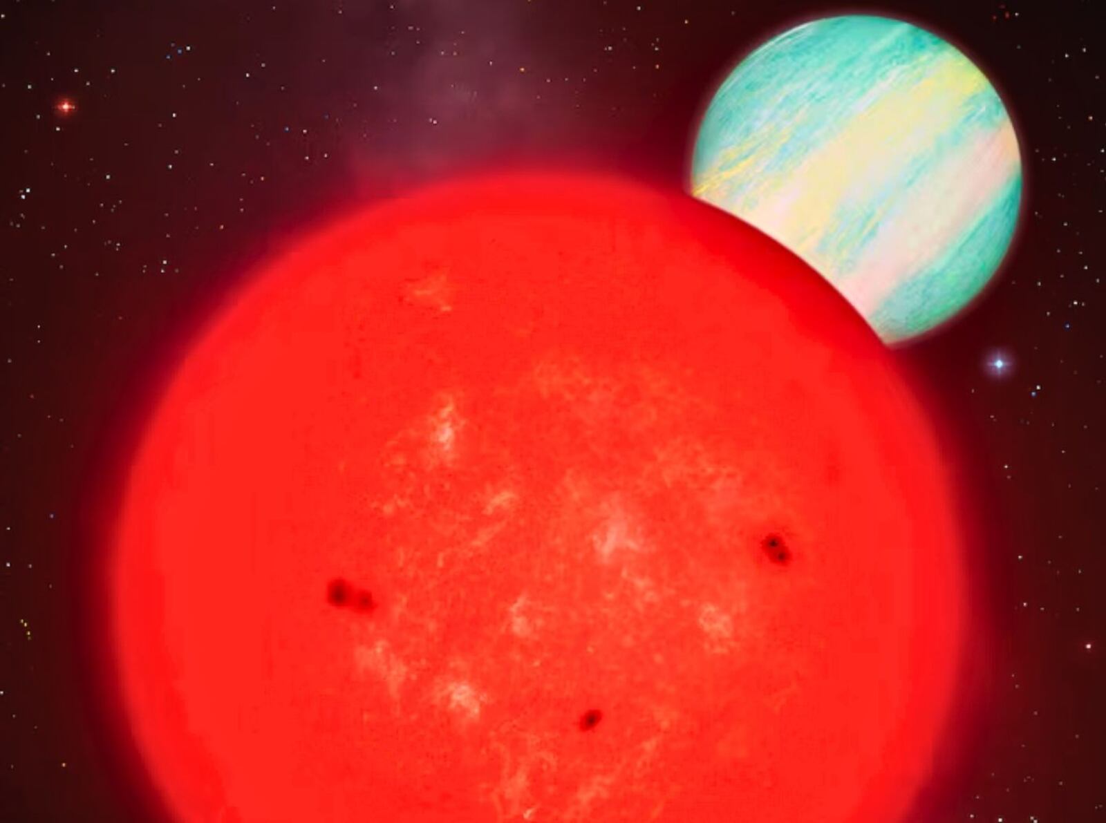 Descoberta de planeta gigante que orbita estrela minúscula cria novo ...