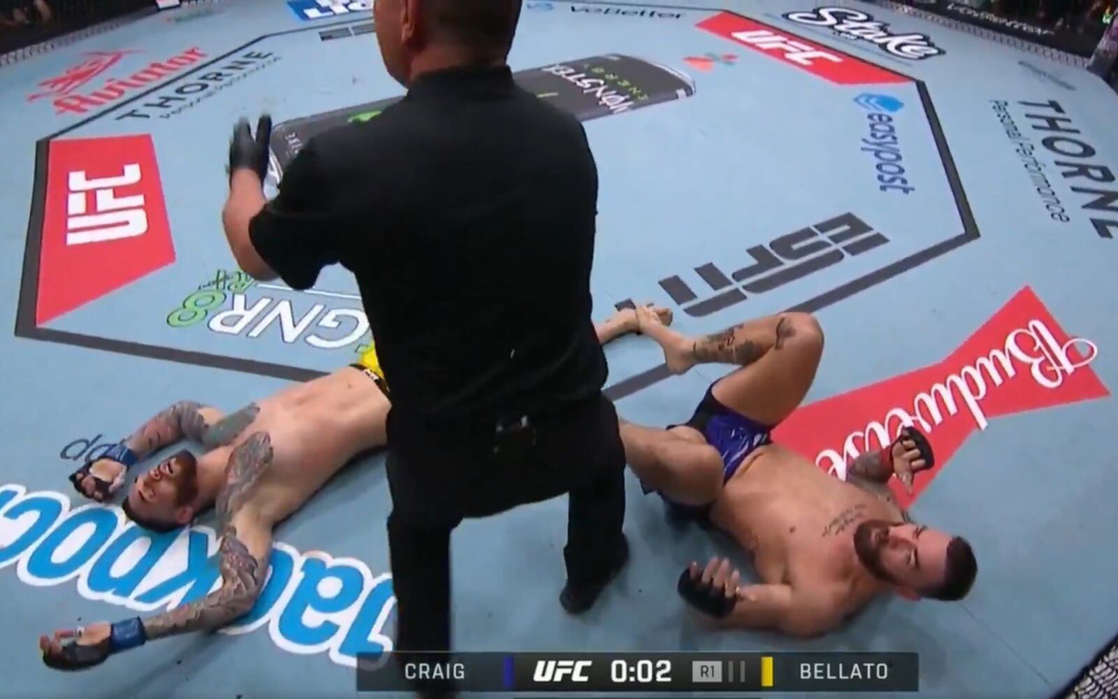 UFC Atlanta: luta entre Rodolfo Bellato e Paul Craig termina sem ...