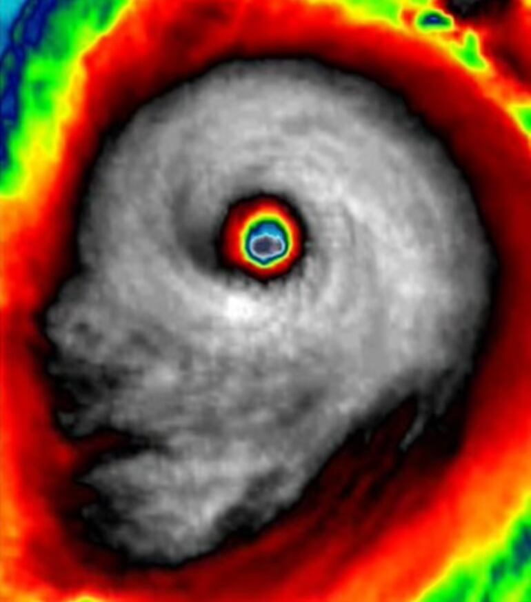 Furacão em formato de caveira? Imagens assustam internautas – Noticias R7